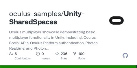 Github Oculus Samplesunity Sharedspaces Oculus Multiplayer Showcase