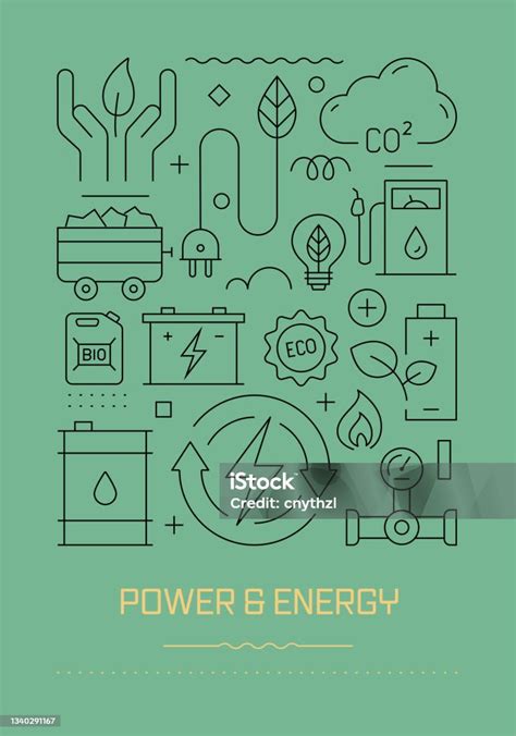전력 및 에너지 관련 현대 라인 디자인 브로셔 포스터 전단지 프리젠 테이션 템플릿 벡터 일러스트 0명에 대한 스톡 벡터 아트 및 기타 이미지 Istock