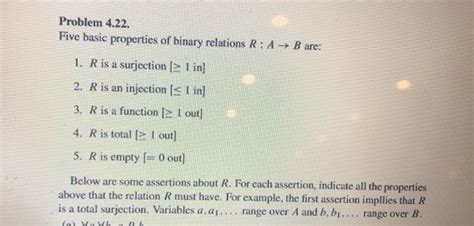 Solved Problem 422 Five Basic Properties Of Binary