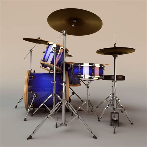 Drum Set Mintor Modelo 3d 29 Ma Free3d