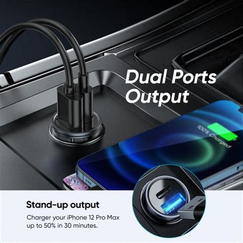 Joyroom C A Dual Port Pd W Car Charger