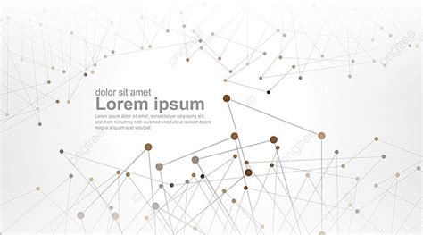 Geometric Abstract Background With Lines And Circles Connected Template Download On Pngtree