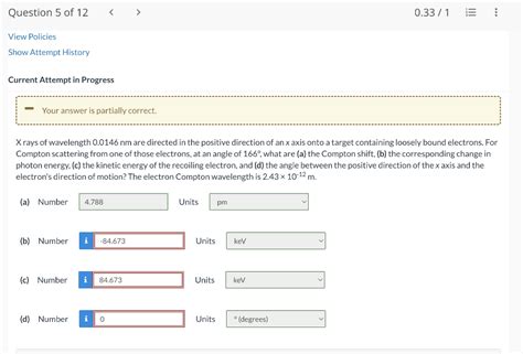 Solved X Rays Of Wavelength 0 0146 Nm Are Directed In The