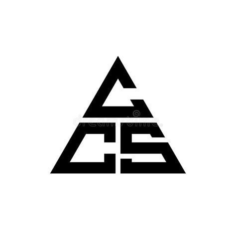 Ccs Triangle Letter Logo Design With Triangle Shape Ccs Triangle Logo