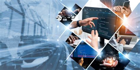 computer programming coding and ai artificial intelligence nlp data development stock image