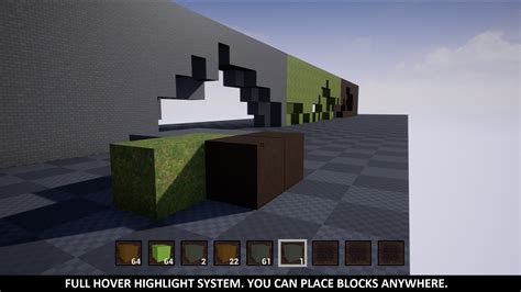 In Game Block Building System In Blueprints Ue Marketplace