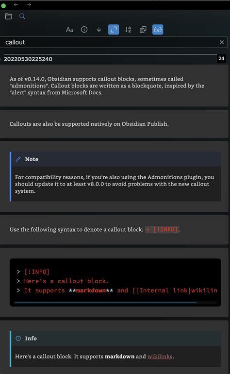 Rendering The Markdown In The Query Search Results Share Showcase Obsidian Forum