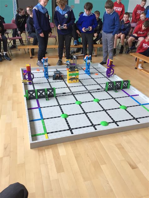 Sixth Class Enjoy Vex Robotics Program Emo National School