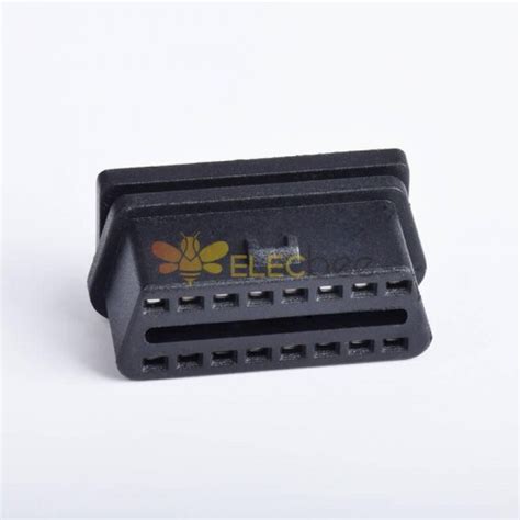Automobile Obd2 Female Connector Overmolded Obd Plug Diagnostic Interface 16 Pin