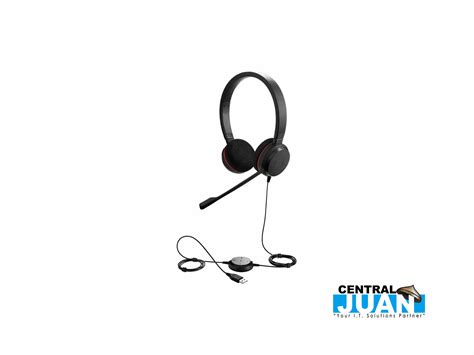 Jabra Evolve Usb Headset With Noise Canceling Mic Central Juan It Solutions