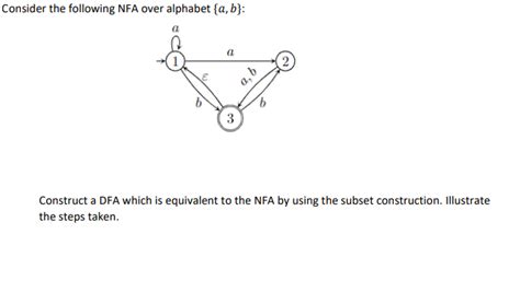solved consider the following nfa over alphabet {a b}