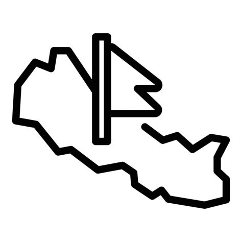Nepal Landmark Icon Outline Vector City Culture 14932754 Vector Art At Vecteezy