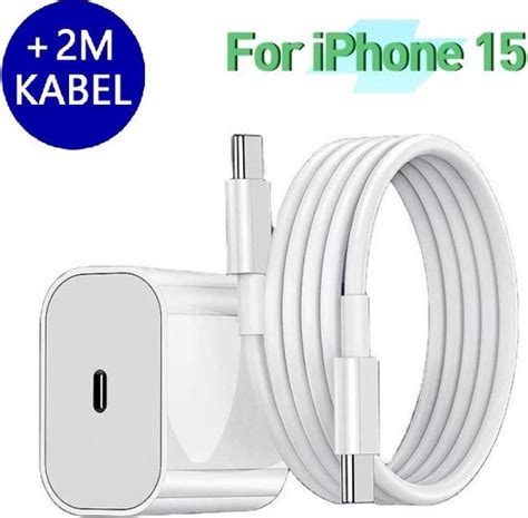 Snellader IPhone Voor Iphone 15 Snellader Oplaadblok 20W 20W USB C
