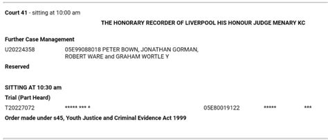 Rob Ware And Jonathon Gorman And Others Conspiracy To Defraud 25th