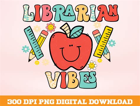 Librarian Vibes Png Graphic By Monneydesign · Creative Fabrica