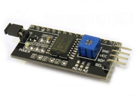 Iici2c Serial Interface Adapter I2c Interface Module For Lcd Majju Pk