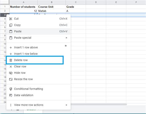 How To Insert Move And Delete Rows And Columns