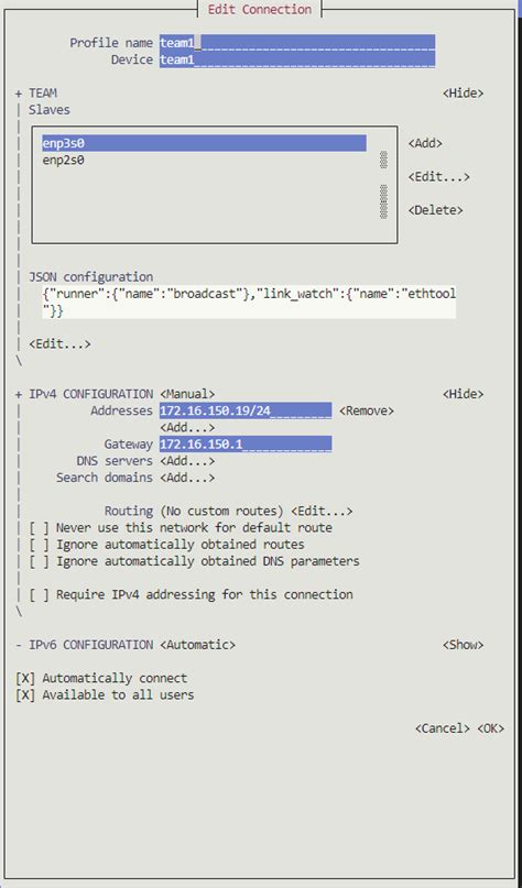 Linux Ip Link Add Testteamslave Type Teamslave Rtnetlink Answers Operation Not Supported