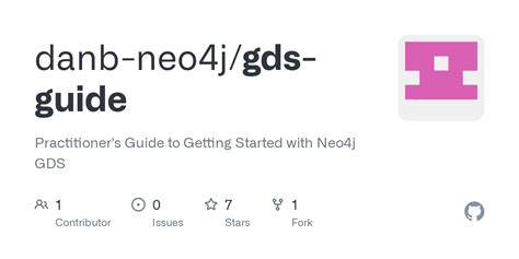Github Danb Neo4j Gds Guide Practitioners Guide To Getting Started With Neo4j Gds