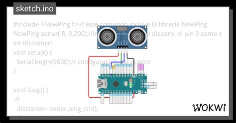 Ultrasonidos 1 Wokwi Esp32 Stm32 Arduino Simulator