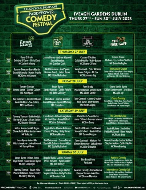 Paddy Power Comedy Festival 11 Reasons Not To Miss Out Paddy Power News