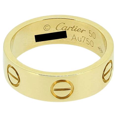Cartier Love Ring Size S 60 For Sale At 1stdibs