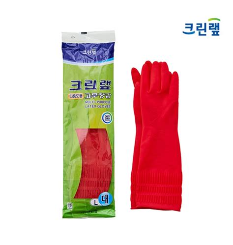 크린랲 다용도 고무장갑 레드 대형 티몬