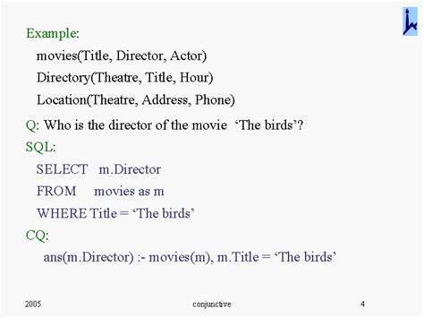 Query Languages Equivalence Containment Conjunctive Queries Cqs More