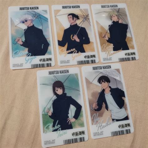 New Jjk Jujutsu Kaisen Cards Set Gojo Geto Nanami Yuji Nobara Megumi