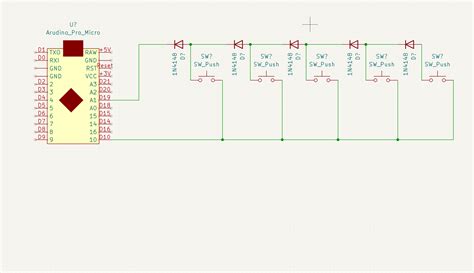 Help With Button Matrix And Diodes General Guidance Arduino Forum