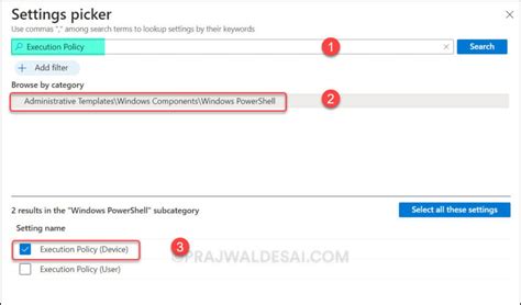 Set Powershell Execution Policy Using Intune And Gpo
