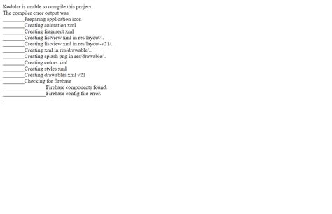 When Export My Project To Apk Build Failed Still 3 Days Why Discuss Kodular Community