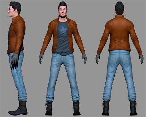 Character Low Poly Modeling For Game Free 3d Model Obj