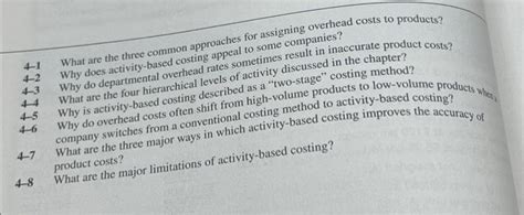 solved 4 1 4 2 4 3 4 4 4 5 4 6 what are the three common
