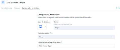 uso de database em campo select pipefy community