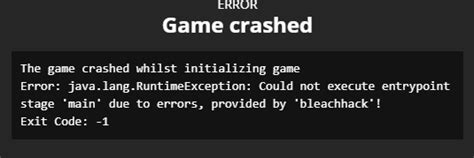 Crash Bug Mc Crash Cause Bleachhack · Issue 262 · Bleachdev