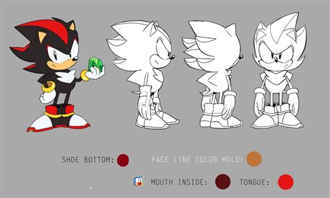 Classic Shadow The Hedgehog
