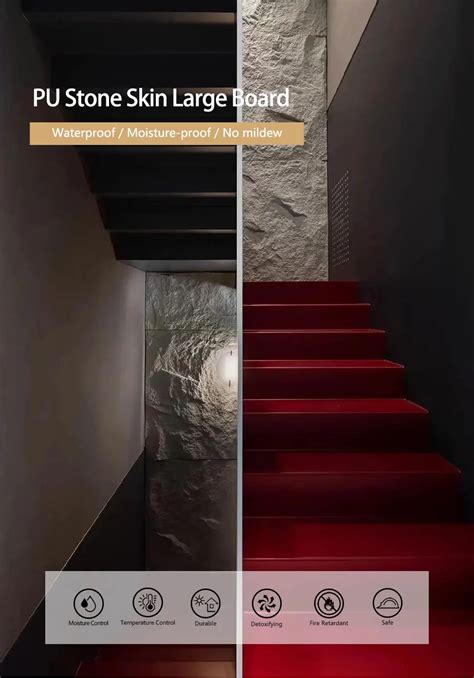 Factory Fireproof Decorative Polyurethane Cladding Pu Faux Stone Wall Panel For Interior Buy