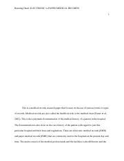 Module Written Assignment Persuasive Paper First Draft Docx Running Head ELECTRONIC Vs