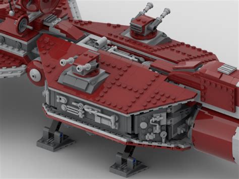 Lego Moc Republic Consular Class Cruiser By Coloneill Rebrickable