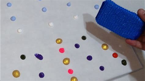 Техника акриловой живописи пошагово Роспись осеннего леса Youtube