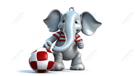 화려한 배경에 축구공과 빈 간판을 들고 있는 활기 넘치는 3d 코끼리 화려 배경 간판 배경 색깔의 공 배경 이미지 Hd 화려 간판 색깔의 공 배경 사진 무료