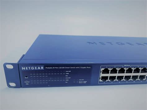 NetGear FS726TP 24 Port 10 100 Smart Switch W 2 Gigabit Ports POE Free US Shipping Max