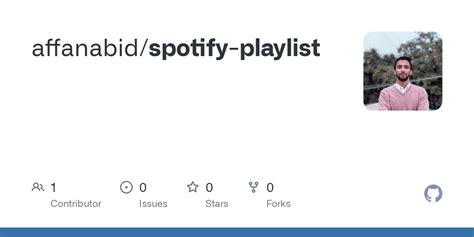Github Affanabidspotify Playlist
