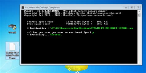 Meliorate Volatility Command Using Imageinfo To Find Type Of System Image