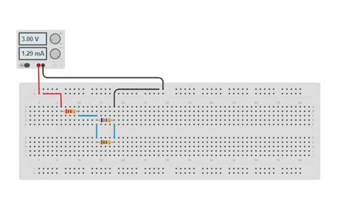 Circuit Design Series Parallel Circuit Tinkercad