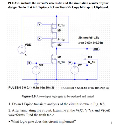 Solved PLEASE Include The Circuit S Schematic And The Chegg