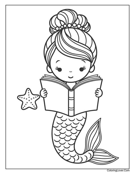 Real Life Little Mermaid Coloring Pages