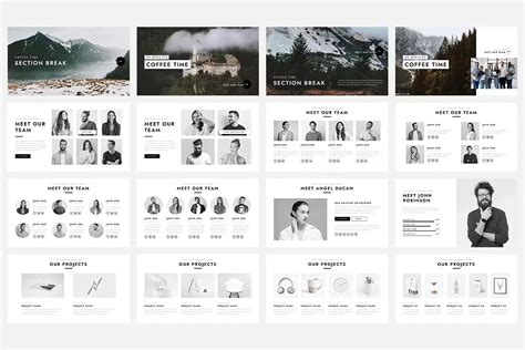 قالب پاورپوینت مینیمال Minimal Powerpoint Presentation Template