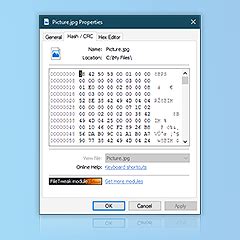 Freeware Hex Editor Screenshot